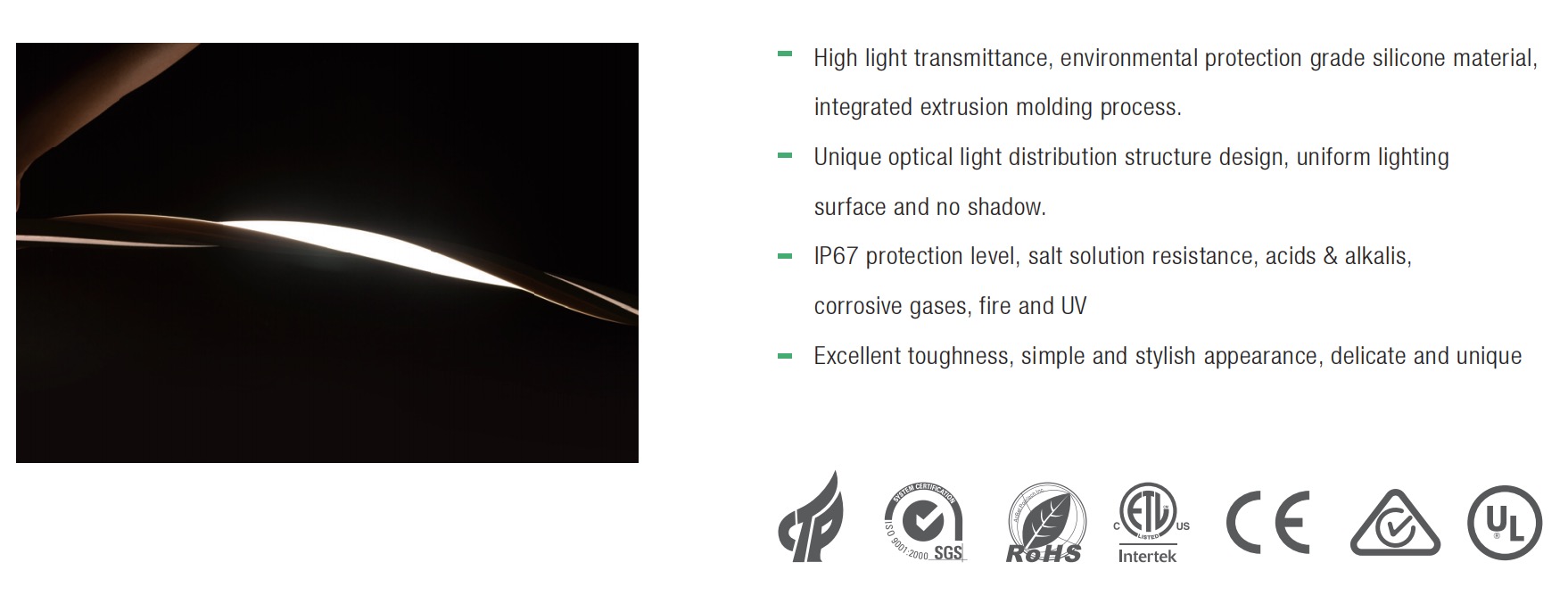 IP67 3D 1615 LED Neon Flex